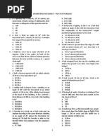 Past Board Exam Problems in Dynamics | PDF | Acceleration | Speed