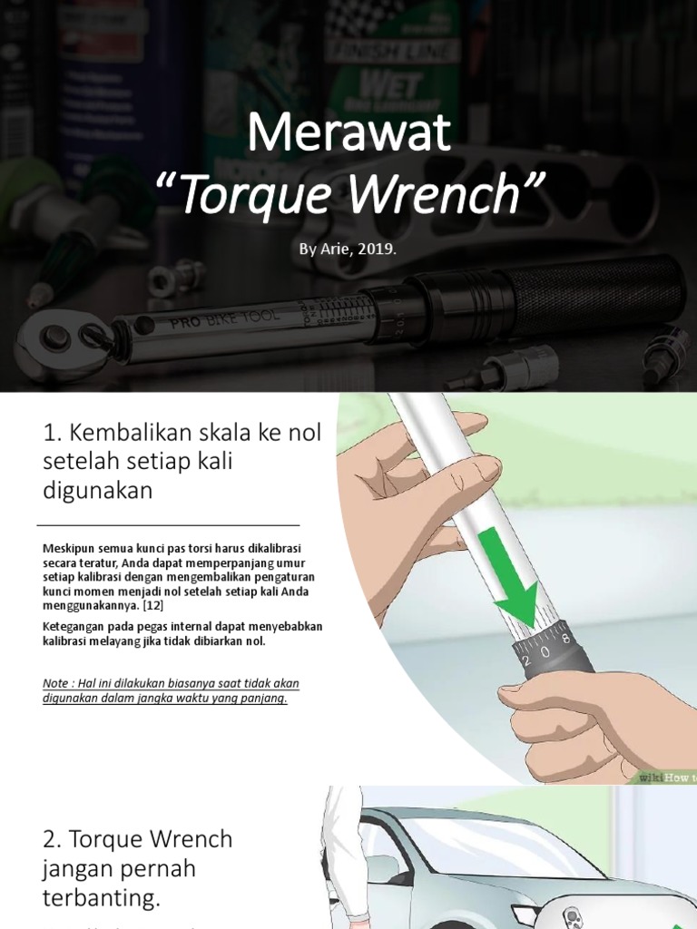 Perawatan Torque Wrench PDF | PDF