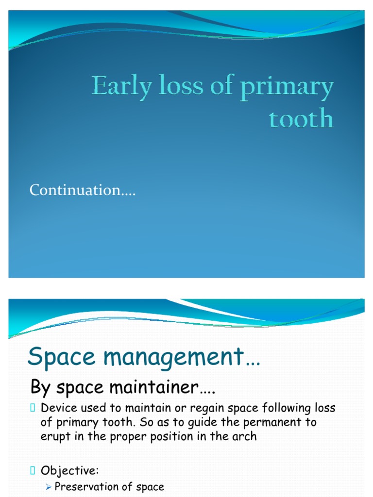Space Maintainer Overview | PDF | Dentures | Tooth