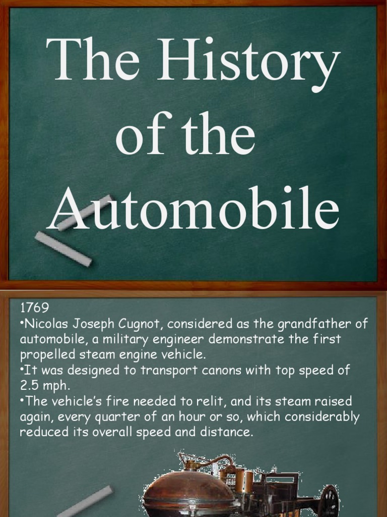 The History of The Automobile | Download Free PDF | Car | Engines