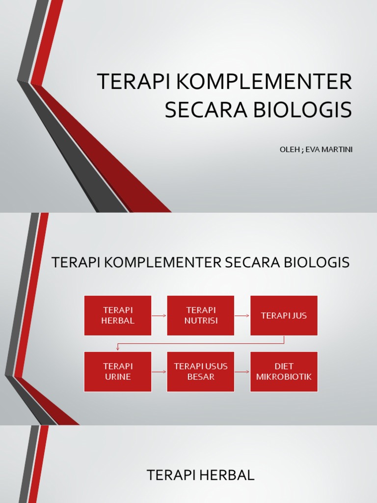 Terapi Komplementer Secara Biologis | PDF