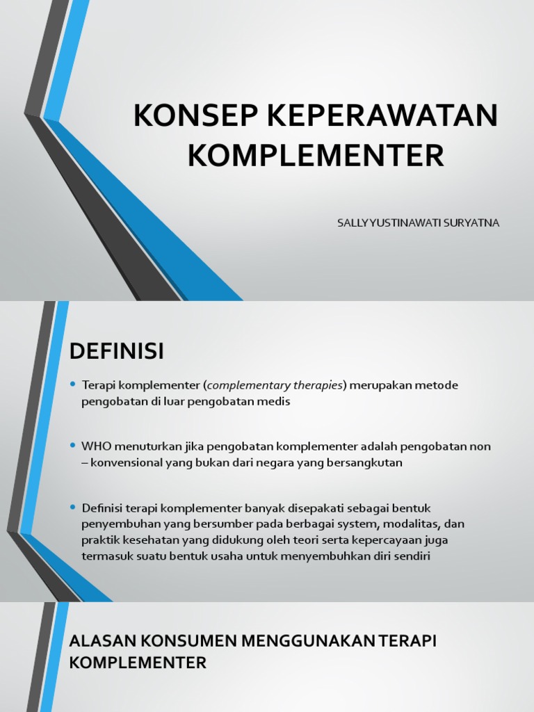 Konsep Keperawatan Komplementer | PDF