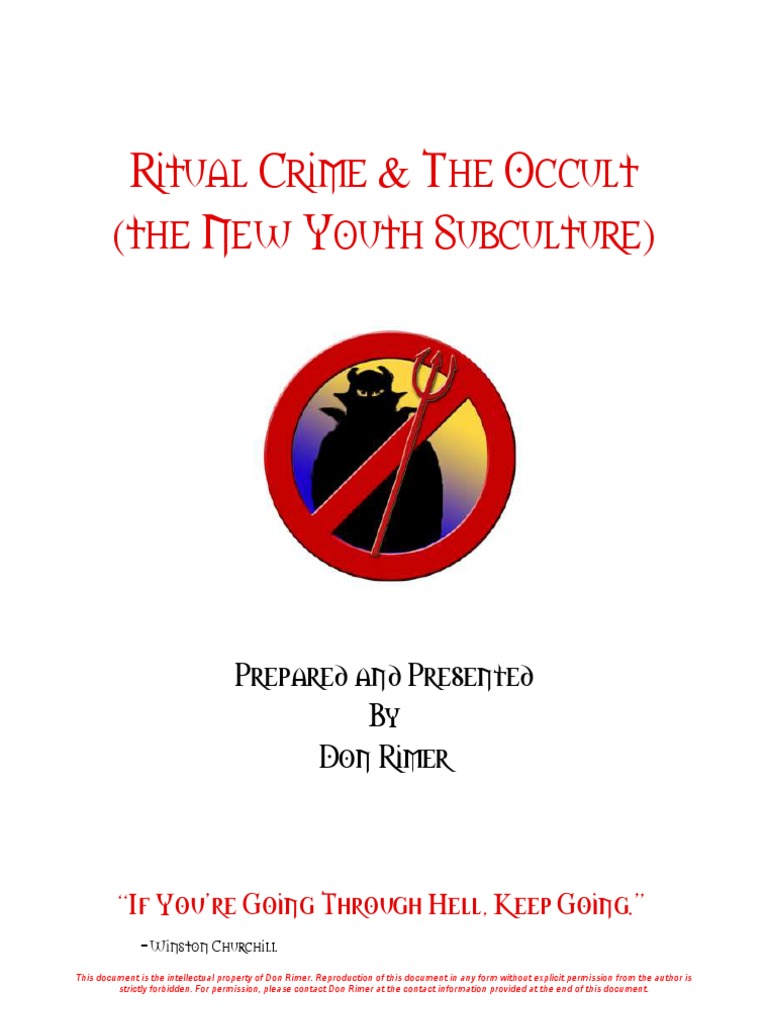 Ritual Crime Occult | PDF | Wicca | Halloween