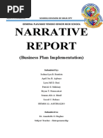 Business Narrative Report | PDF | Entrepreneurship | Marketing