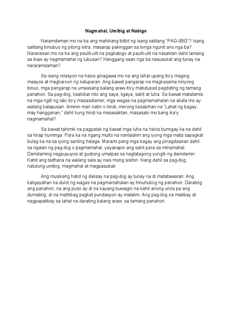 Halimbawa NG Lathalain | PDF