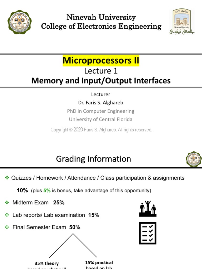 Microprocessors II: Memory and Input/Output Interfaces | Download Free PDF | Input/Output ...
