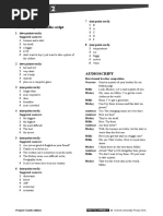 Project 1 Fourth Edition Tests For Unit 1 | PDF