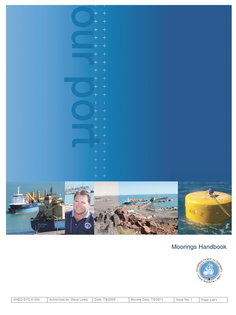 Dampier Moorings Handbook | PDF | Anchor | Storm Surge