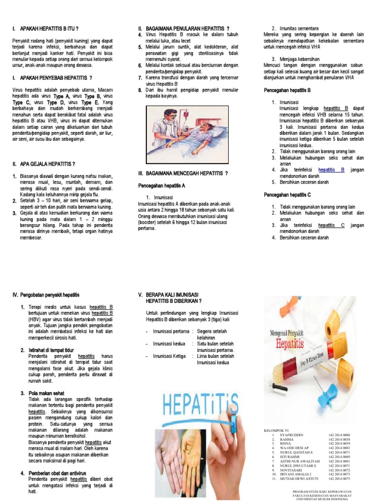 Leaflet Hepatitis | PDF | Kesehatan Holistik