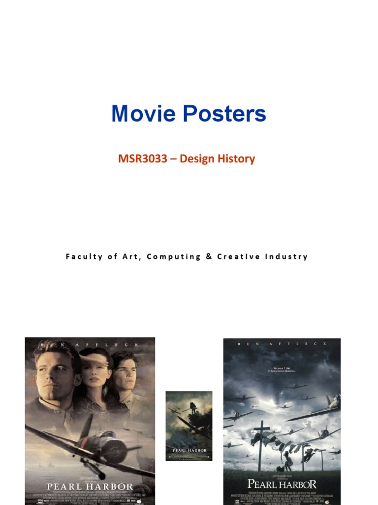 Movie Posters: MSR3033 - Design History | PDF