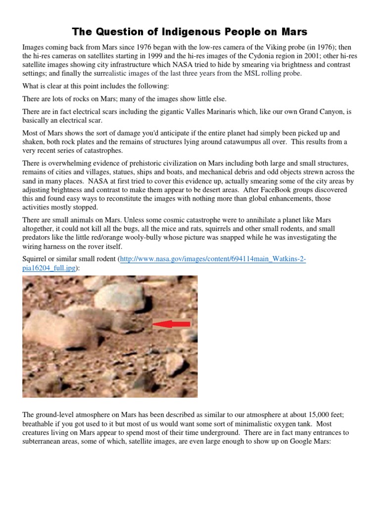 Mars Indigenous | PDF | Mars | Nasa