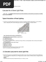 Street Light BOQ & Specification | PDF | Street Light | Electrical ...