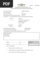 CRDB Bank Funds Transfer Request Form | PDF | Payments | Cheque