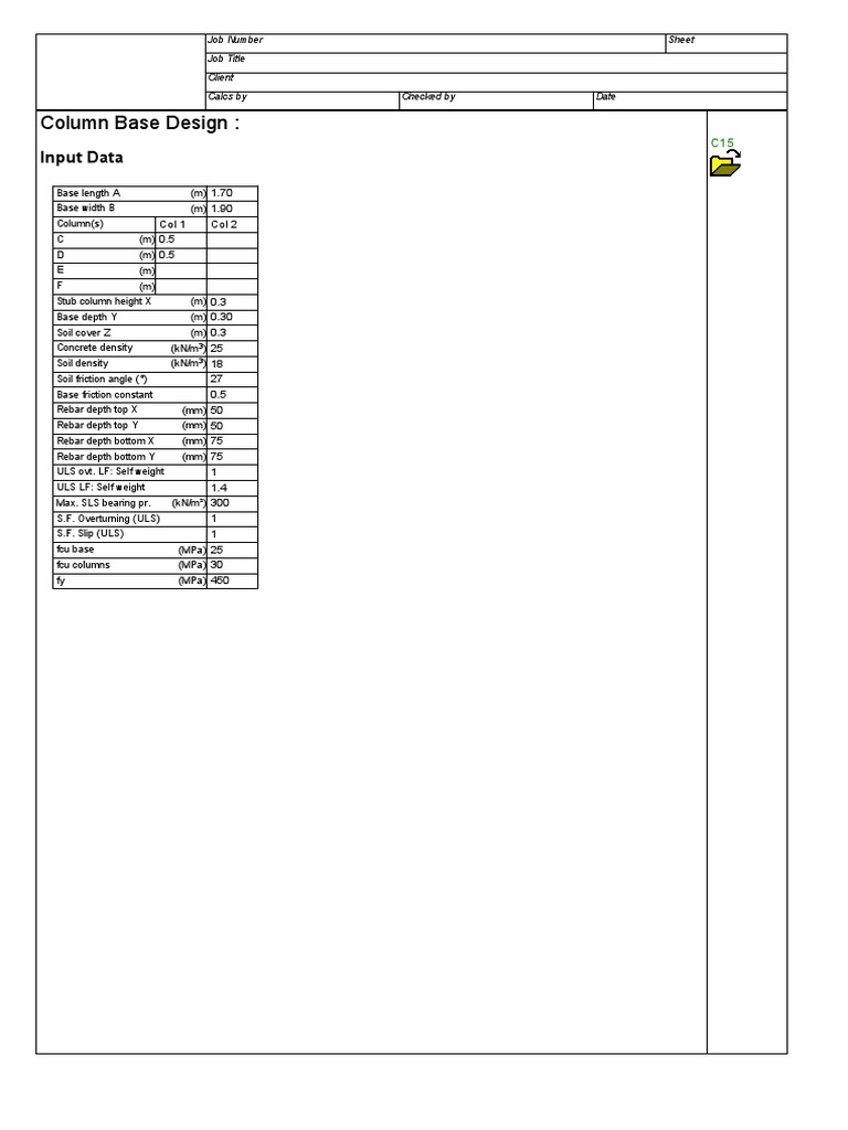 Concrete Stab Column Design | PDF | Materials | Structural Engineering