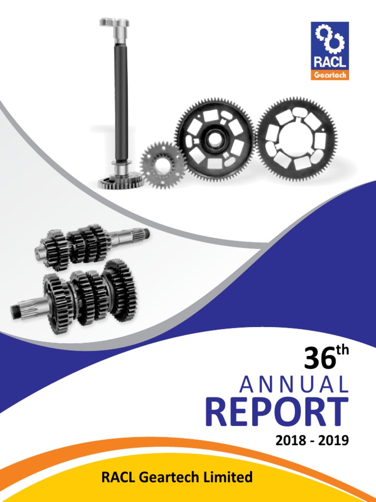 RACL Geartech 2018-19 Annual Report | PDF | Employee Benefits | Board ...