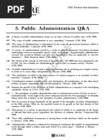 PubAd PYQ 2012 2024 | PDF