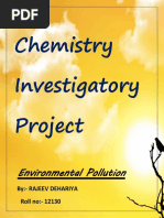 Air Pollution: Project Report | PDF | Air Pollution | Particulates