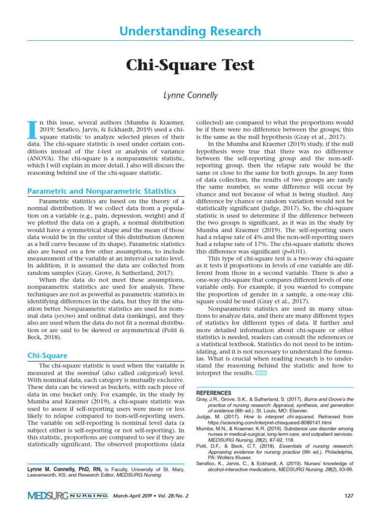 Chi-Square Test: Understanding Research | PDF | Chi Squared Test ...