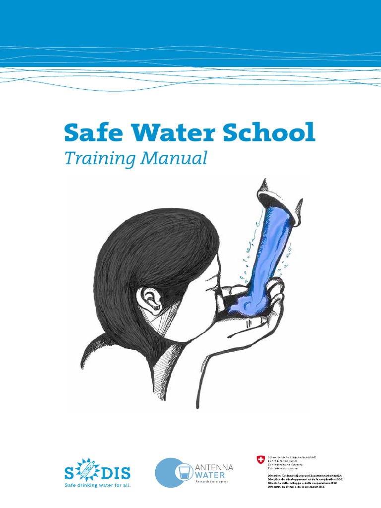 Safe Water School: Training Manual | PDF | Diarrhea | Water Purification