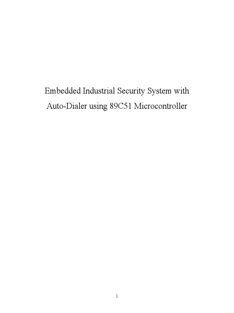 Home Security System | PDF | Rectifier | Embedded System