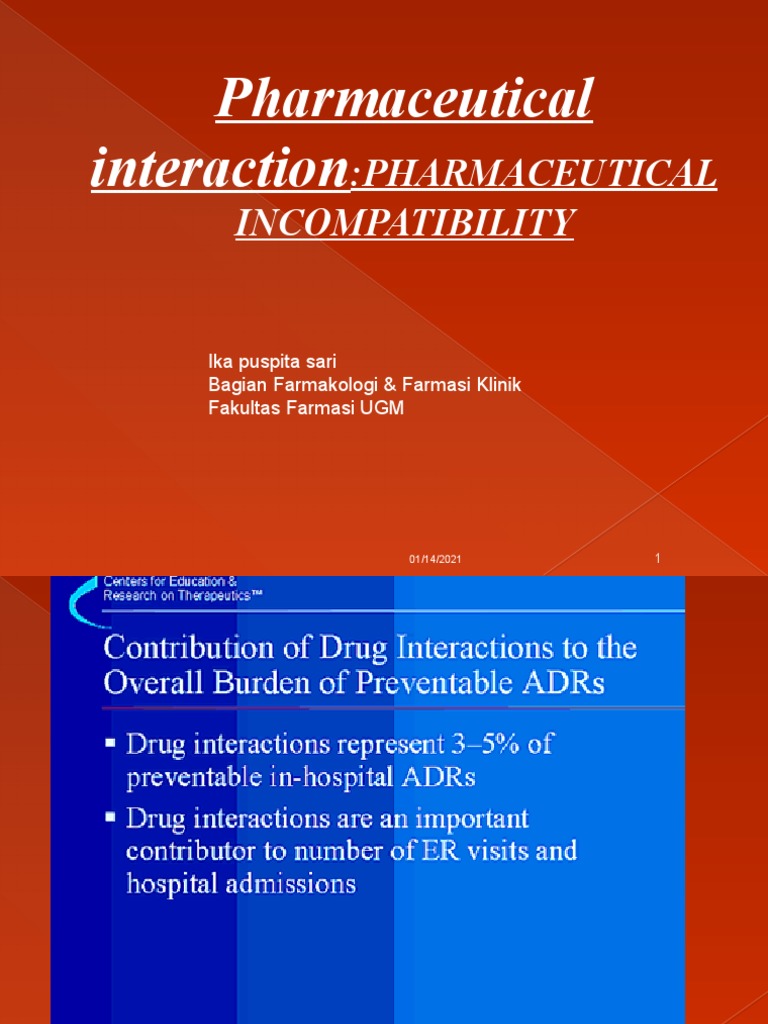 Pharmaceutical Incompatibility 1 | PDF | Solubility | Solution