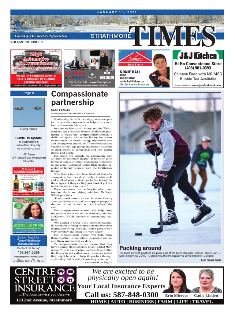 January 15, 2021 Strathmore Times | PDF | Cheque | Confidence Tricks