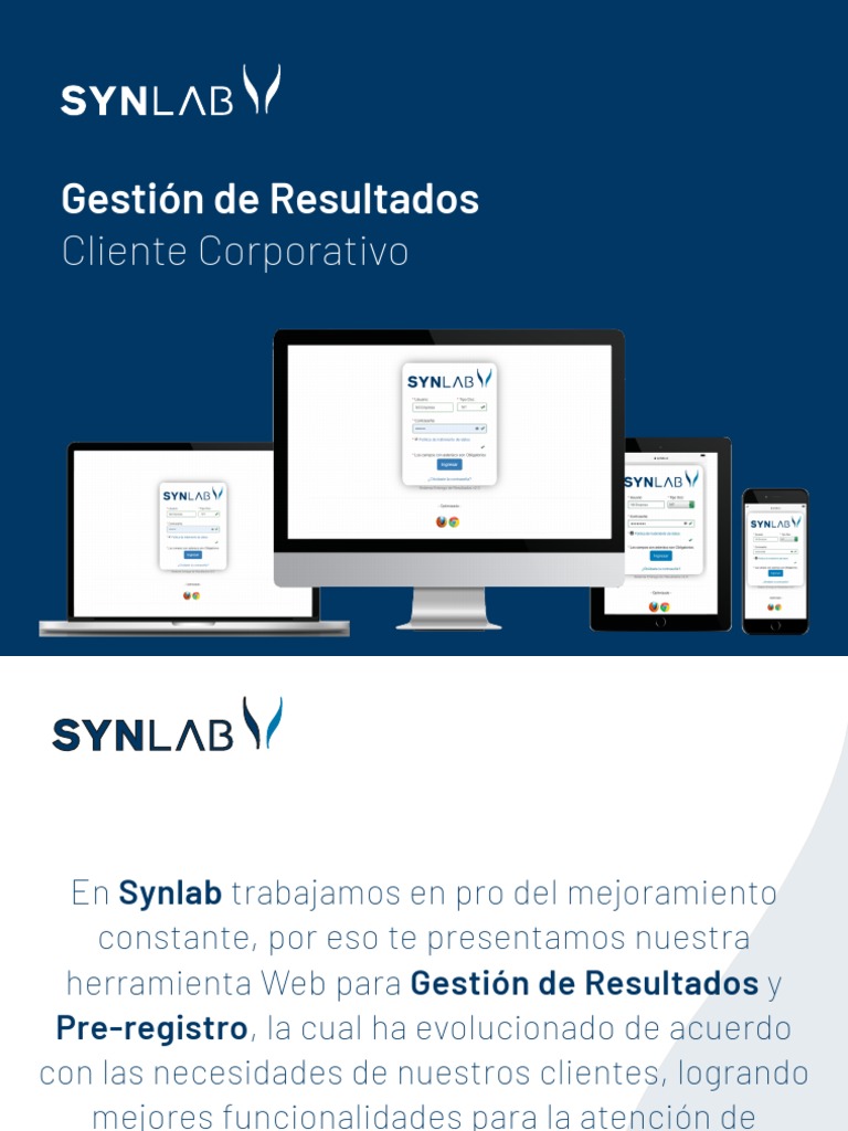 Synlab Manual de Usuario PDF | PDF | Contraseña | Microsoft Excel