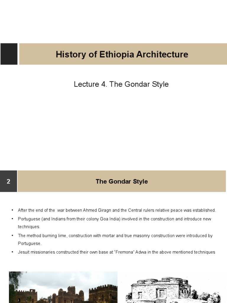 Gondar Architecture: The Fasilides Era | PDF | Architectural Design ...
