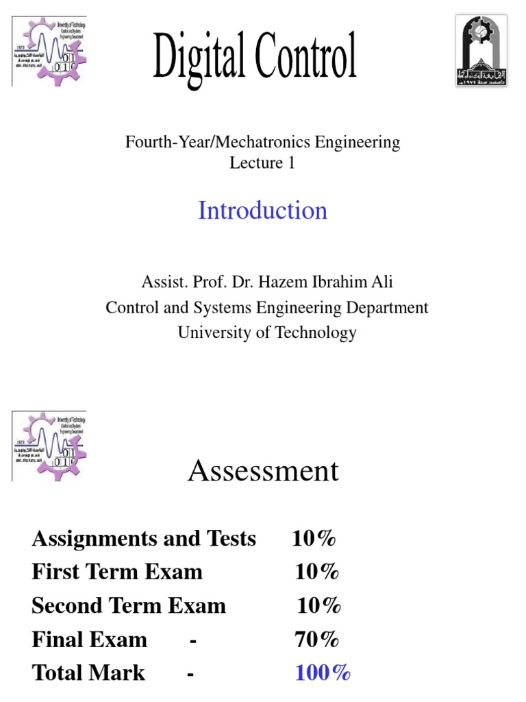 Analysis and Design of Digital Control Systems | PDF | Real Time ...