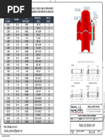 Tabla de Bridas API 6A | PDF
