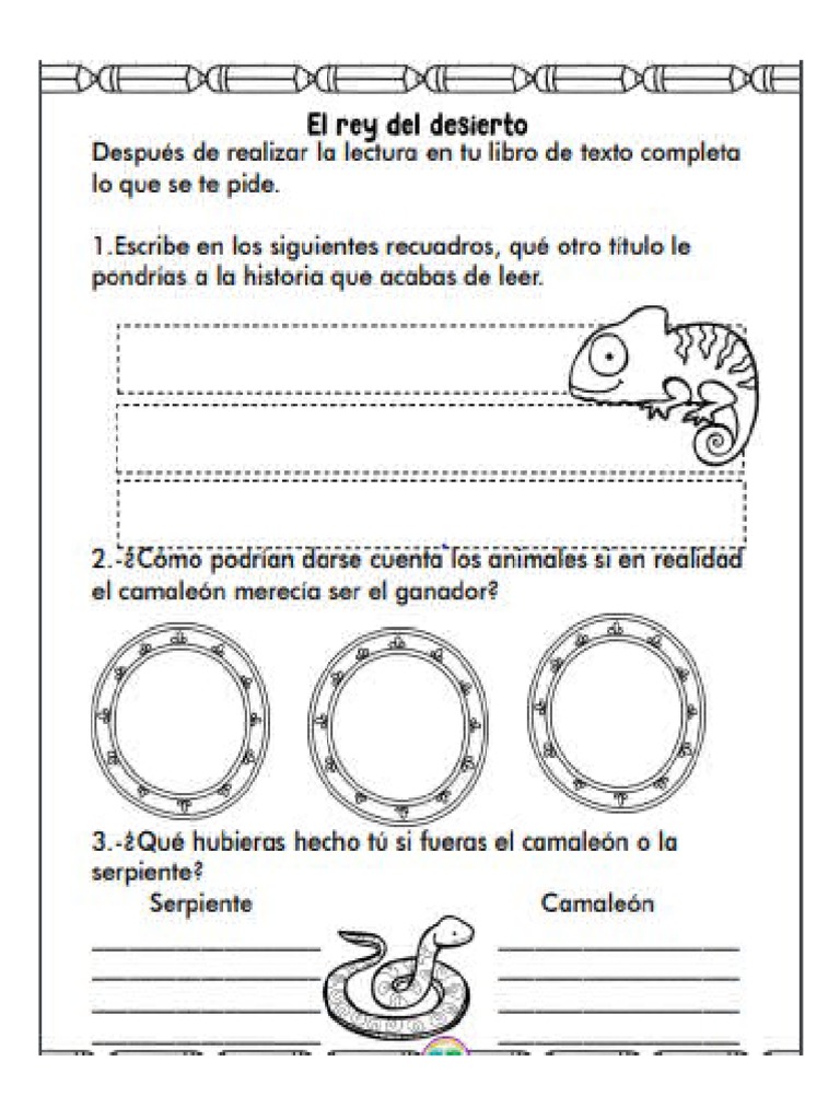 Comp. Lect. El Rey Del Desierto. | PDF