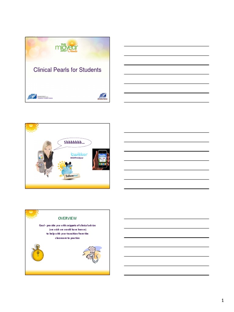 PSF Clinical Pearls For Students | PDF | Antipsychotic | Intensive Care ...