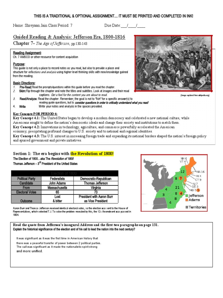 Chapter 7 Study Guide | PDF