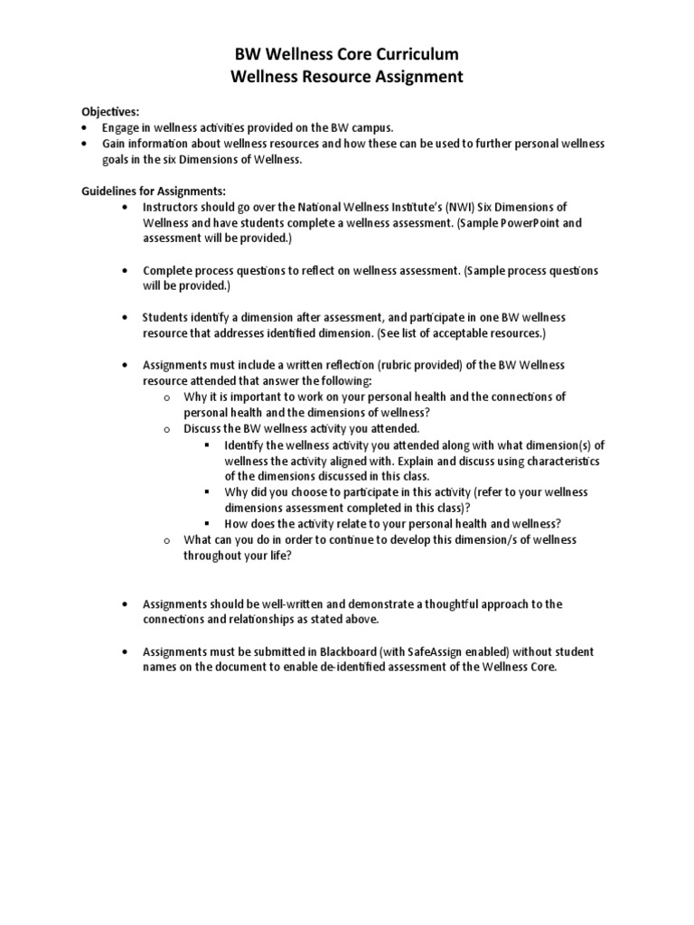 BW Wellness Core Curriculum Guide | PDF | Personal Trainer | Human Nature