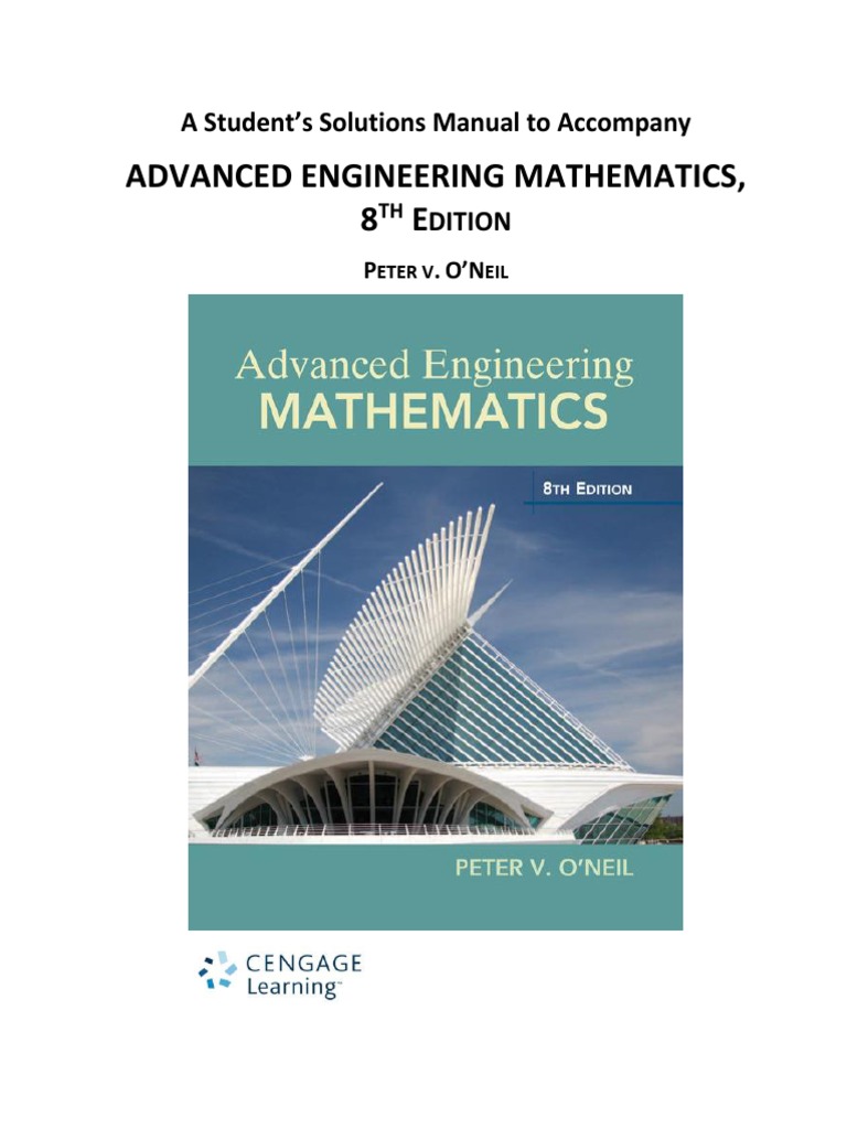 Solution Manual For Advanced Engineering Mathematics 8TH Edition | PDF ...