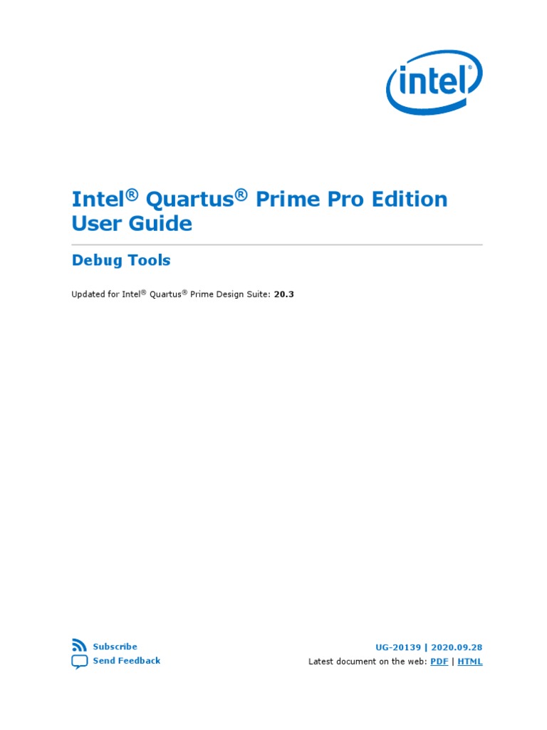 Intel Quartus Prime Pro Edition User Guide | PDF | Debugging | Command Line Interface