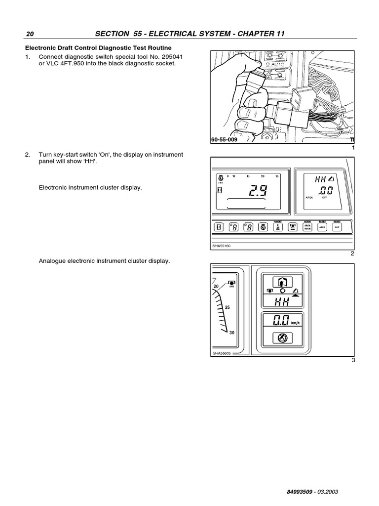 Section 55 - Electrical System - Chapter 11: Electronic Draft Control ...