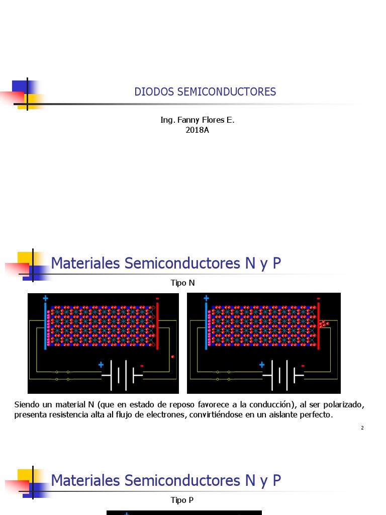 Diodos Semiconductores | PDF | Diodo | Semiconductores