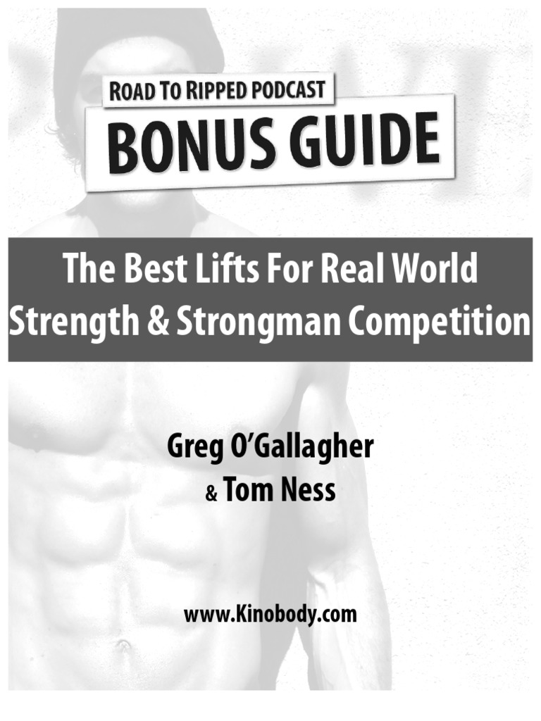 The Best Lifts For Real World Strength & Strongman Competition | PDF ...