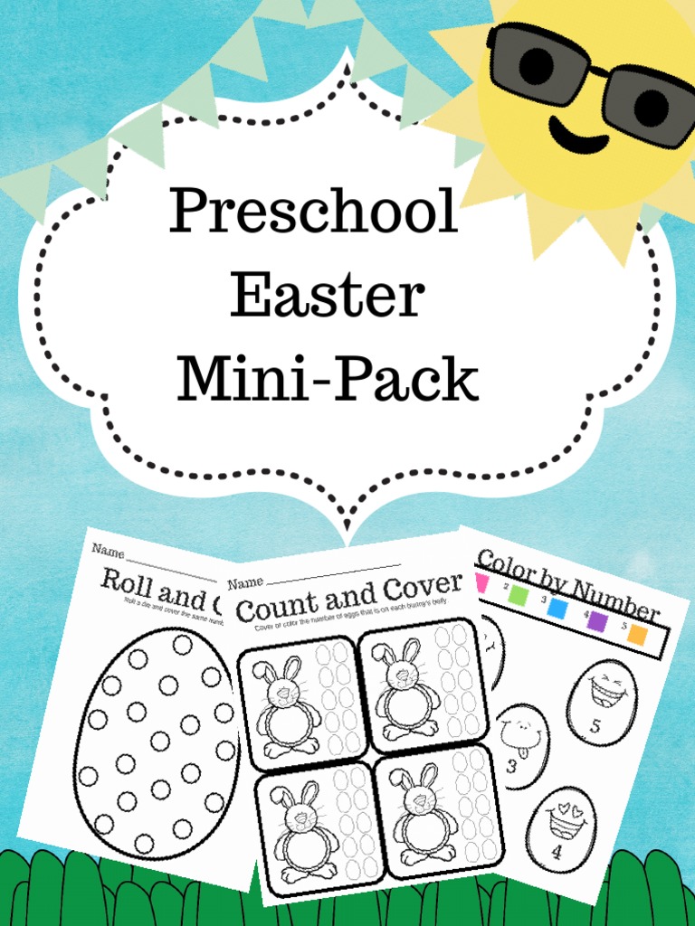 Preschool Easter Activity Pack | PDF | Cooking, Food & Wine