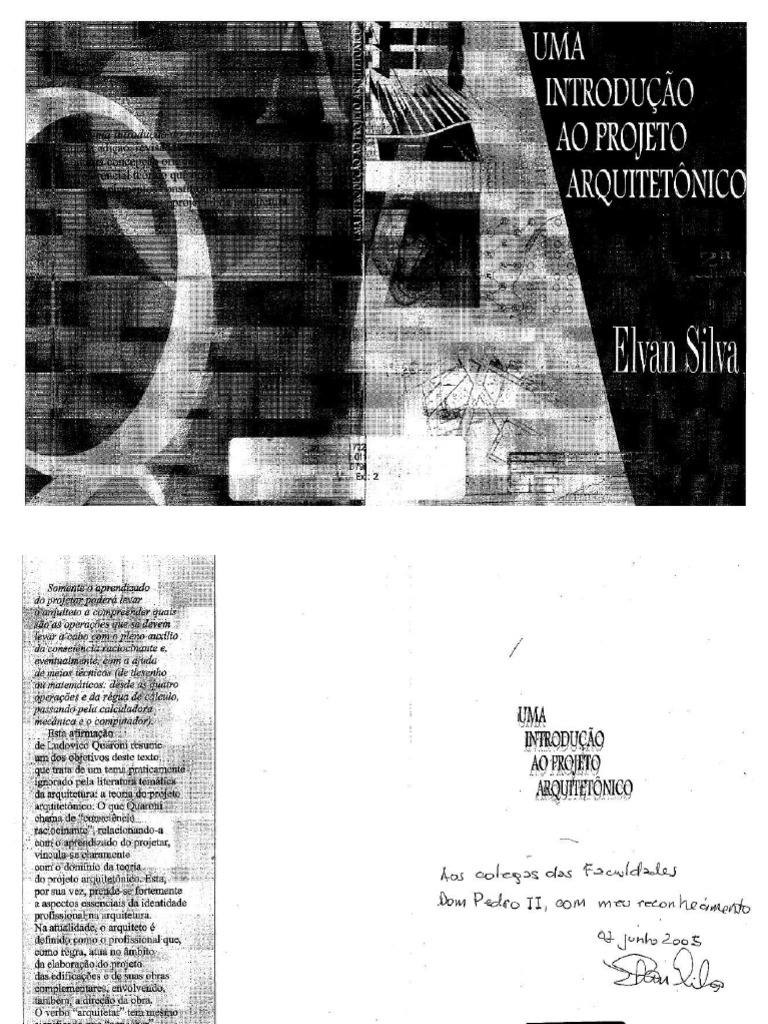 Elvan Silva - Uma Introdução Ao Projeto Arquitetônico | PDF Elvan Silva - Uma Introdução Ao Projeto Arquitetônico | PDF