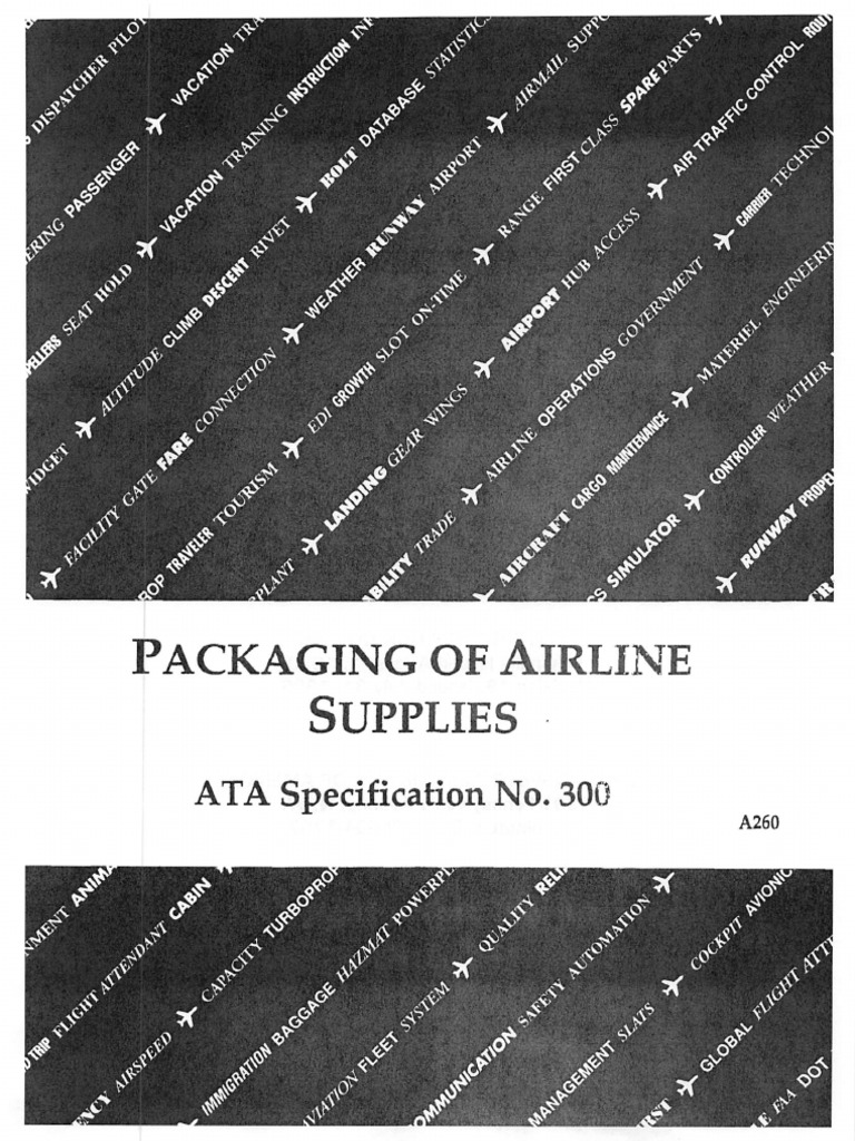 Packaging of Airline Supplies - ATA Spec 300 - Cat III Extract | PDF