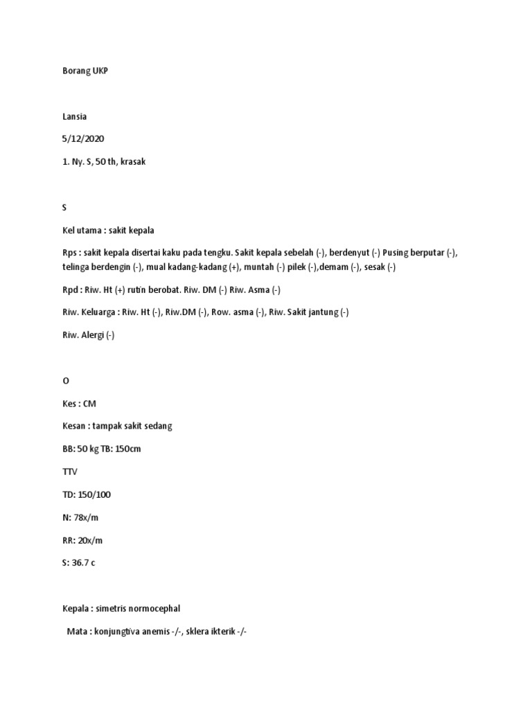 Borang UKP-WPS Office | PDF