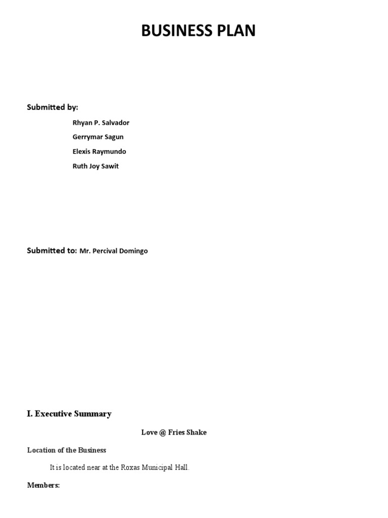 Business Plan Group 8 3b NS | PDF | Payroll | Vanilla