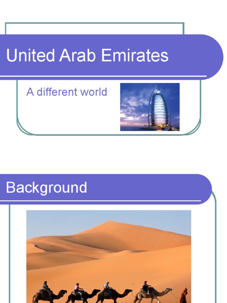 United Arab Emirates: A Different World | PDF | United Arab Emirates