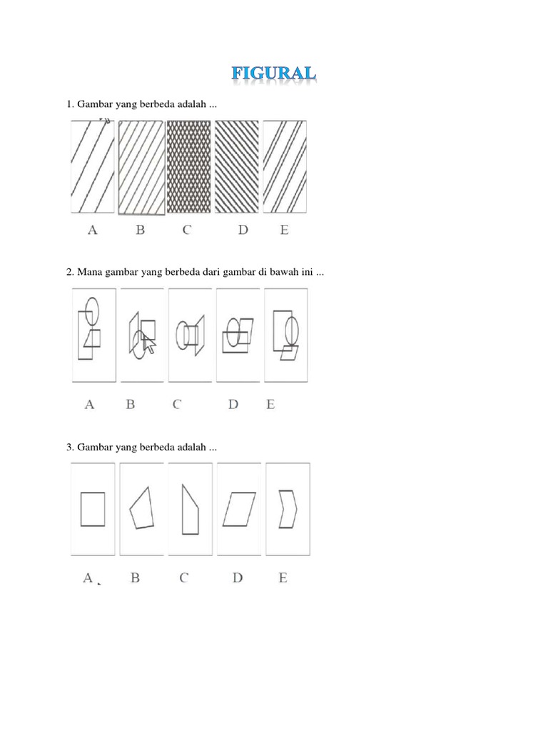 Soal Figural | PDF