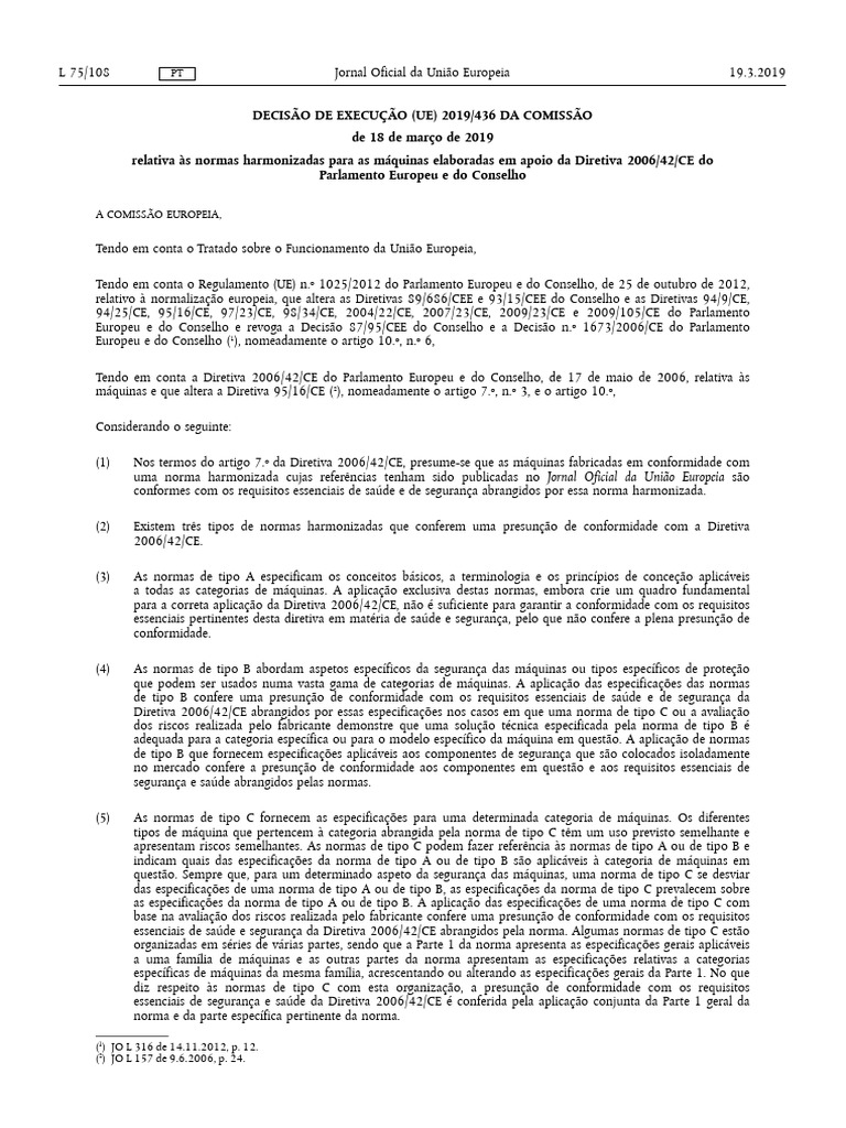 Tipos Normas Europeias PDF | PDF | Parlamento Europeu | Política mundial