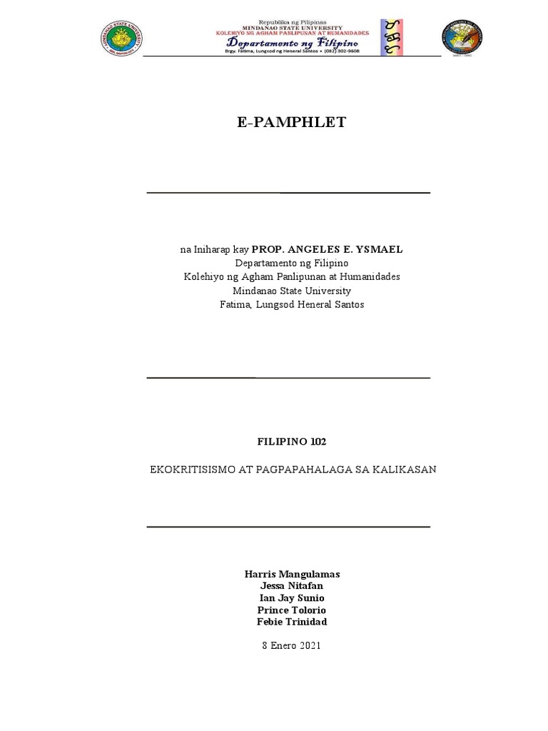 Dahon NG Pamagat | PDF