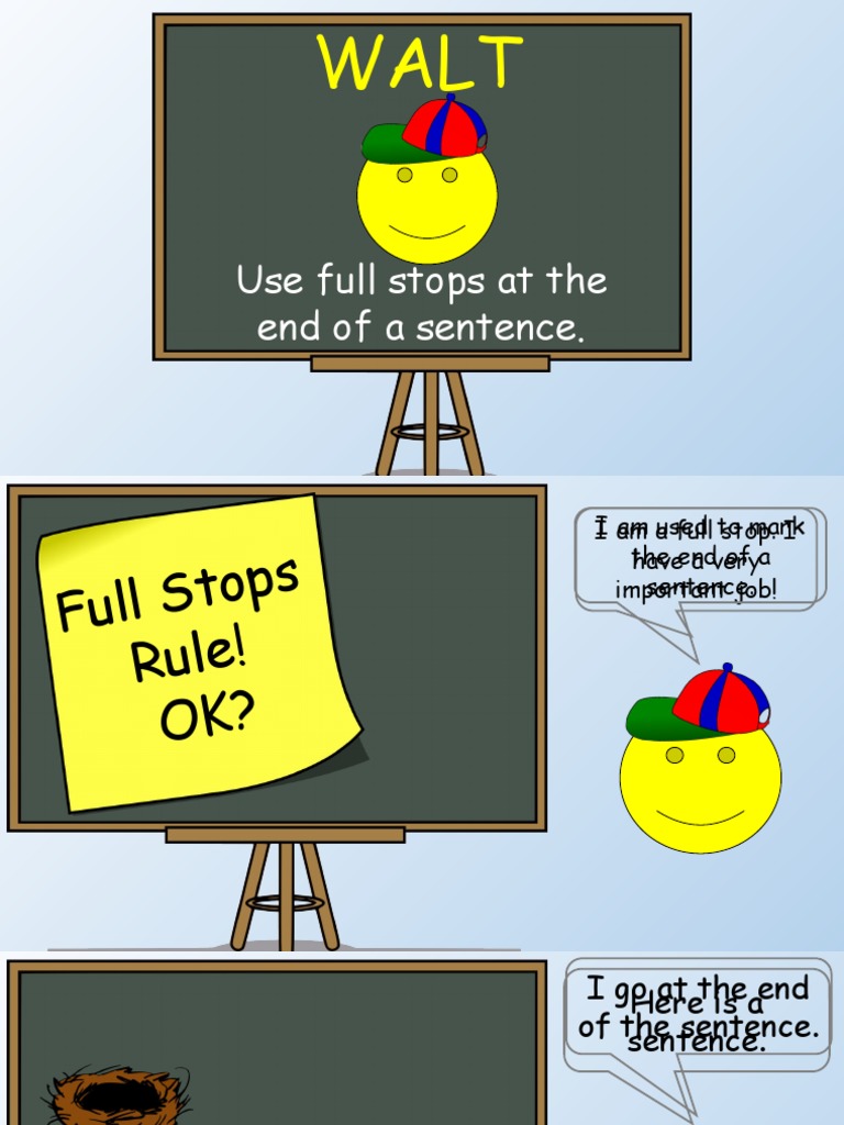 Understanding Full Stops in Sentences | PDF
