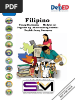 M2 Filipino Sa Piling Larang Akademiks MODYUL 2 GR 12 ABSTRAK | PDF